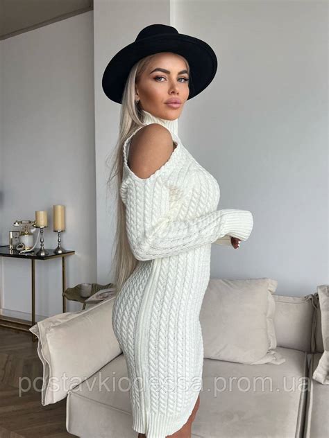 Плаття туніка вязане тепле Вязаний довгий теплий светр 42 44 46 48 50 52 Id 1304190676