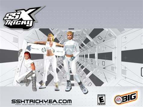 SSX Tastic SSX Tricky Female Characters Promotional Poster