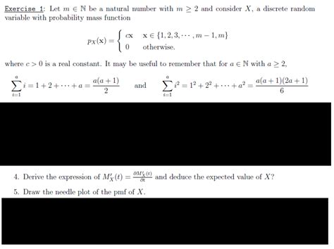 Solved Let M Elementof N Be A Natural Number With M Chegg Com