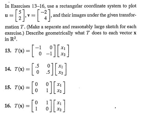 Solved In Exercises 13 16 Use A Rectangular Coordinate