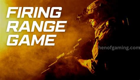 Firing Range Game A Fun Shooting Experience