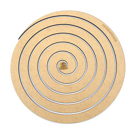 Gabarito Espiral Grande Mdf G017 Carrossel Da Arte