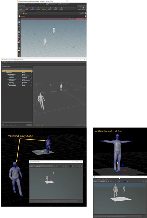 USD Procedural Renders Characters In The Wrong Positions And Order Issue Autodesk