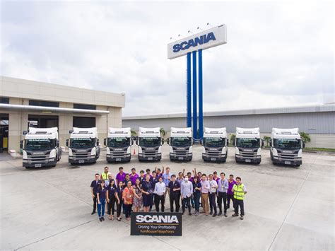 สแกนเนียส่งมอบรถสแกนเนียรุ่นใหม่รุ่ Scania Thailand Group