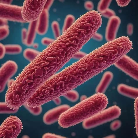 Premium Ai Image Microscopic View Of Gram Stain Showing Rod Shape Escherichia Coli Or E Coli