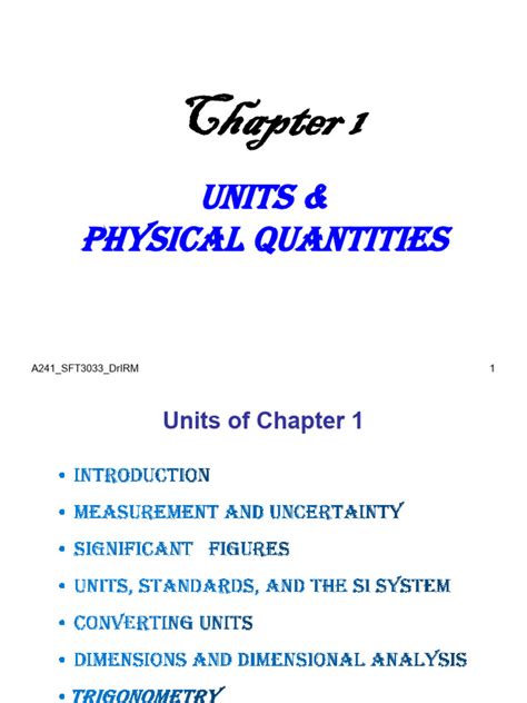 a241 lecturenotes chapter01 units and physical quantities pdf