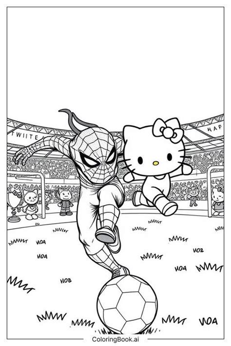 Hello Kitty Soccer Coloring Pages [2025]
