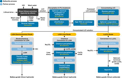 Lithium Extraction And Refining Saltworks Technologies