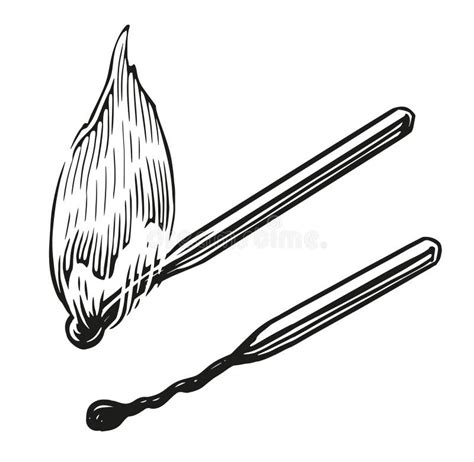 Fire Sketch By Hand Pencil Drawing By Hand Vector Image The Image