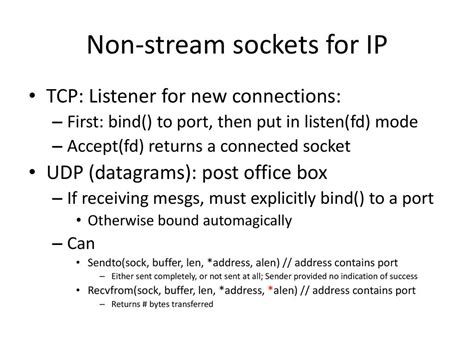First Glimpse Of The Sockets Api Ppt Download