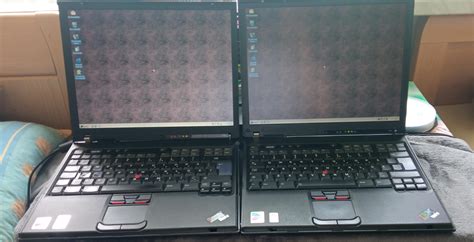 Two Milestones On Picture Ibm Thinkpad T40 Right And Ibm Thinkpad