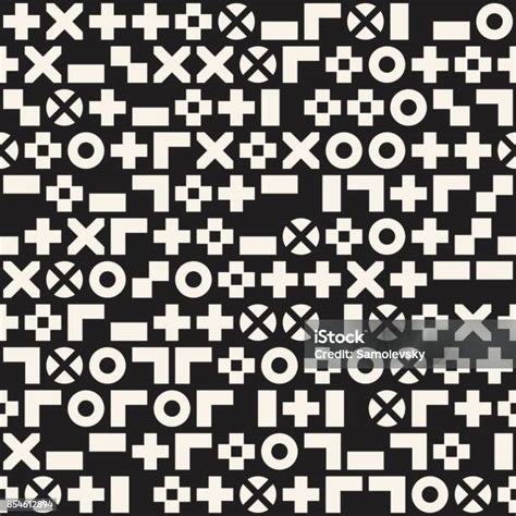 무작위 벡터 도형 완벽 한 패턴 현대적인 세련 된 불규칙 한 텍스처입니다 기하학적 인 최소한의 요소와 타일을 반복 한다 0명에 대한 스톡 벡터 아트 및 기타 이미지 Istock