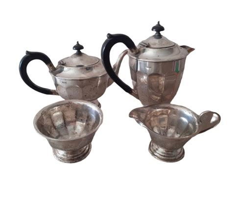 Sheffield Epbm Coffee And Tea Set 4 Silver Laminated Catawiki