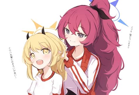 Iroha And Ibuki Blue Archive Drawn By Sky Jio Danbooru