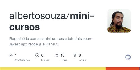 Github Albertosouza Mini Cursos Reposit Rio Os Mini Cursos E Tutoriais Sobre Javascript