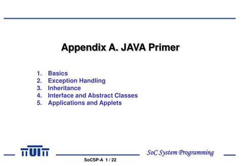 Ppt Appendix A Java Primer Basics Exception Handling Inheritance