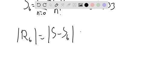 SOLVED Approximate The Sum Of The Series By Using The First Six Terms N 0 1 N 2 N