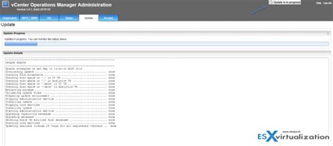 How To Update VCenter Operations Manager To The Latest Release ESX Virtualization