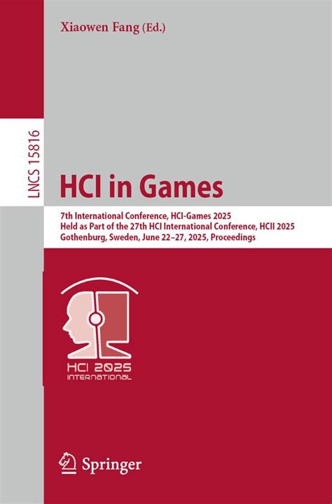 Lecture Notes In Computer Science Hci In Games 9783031925771 Boeken Bol