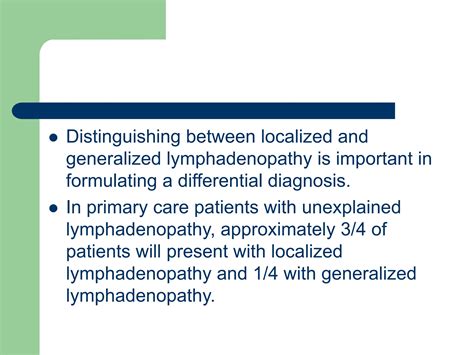 Diagnosis And Examination Of Swollen Lymph Nodes Pptpptx Cancer