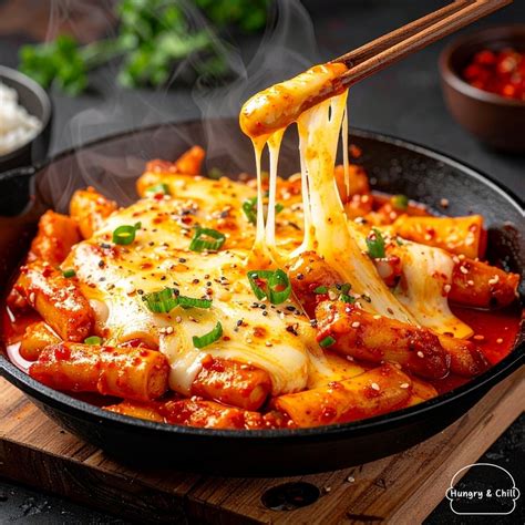 Tteokbokki Koreas Beloved Street Food Of Chewy Rice Cakes In Fiery