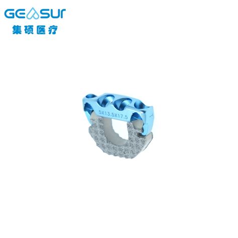 Orthopedic Implant Spine Zero Profile Anterior Cervical Interbody Fusion Peek Cage With Screw