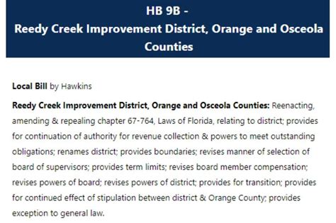 Disneys Reedy Creek Improvement District Is Being Renamed Disney By Mark