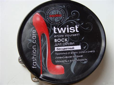 Воск для обуви Twist бесцветный купить с доставкой по выгодным ценам в интернет магазине Ozon