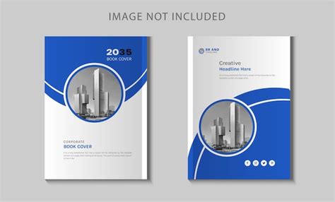 전문 책 표지 디자인 템플릿 프리미엄 벡터