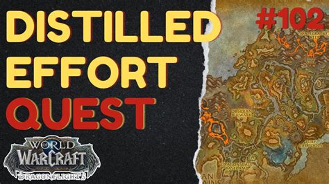 Distilled Effort QUEST THE WAKING SHORES WoW Dragonflight