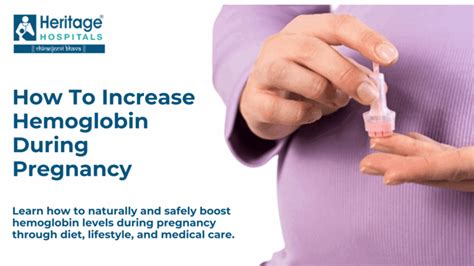 How To Increase Hemoglobin During Pregnancy