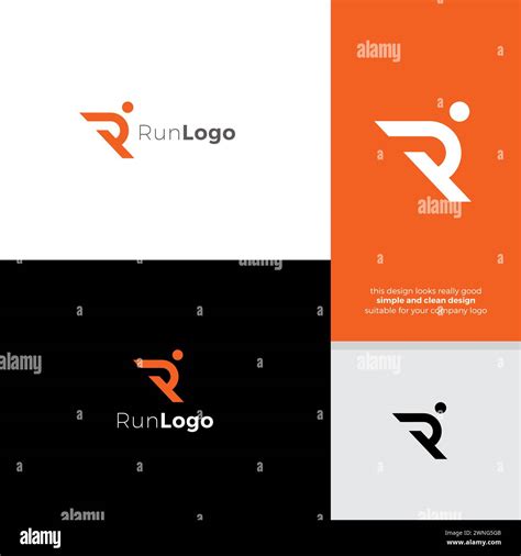 Run Logo Letter R Run Logo Run People Logo Stock Vector Image And Art Alamy