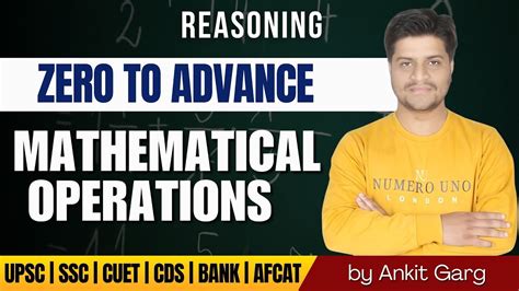 Reasoning Mathematical Operations Best Short Tricks By Ankit Garg