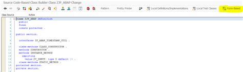 Object Oriented Abap 5 Creating Global Class In Sapgui Editor Discovering Abap
