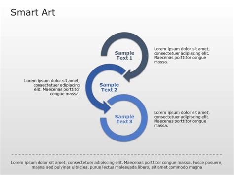 Smartart Process Alternating Flow 6 Steps Powerpoint Template