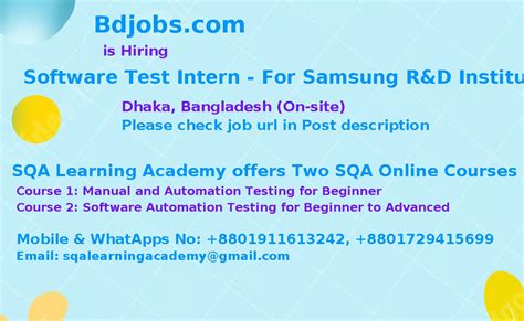 Sqa Learning Academy On Linkedin Sqalearningacademy