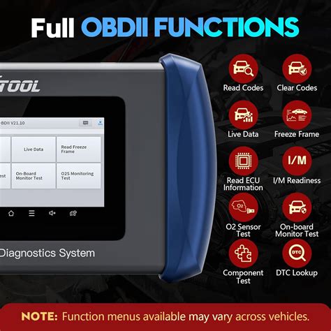 XTOOL IP S OBD Scanner For ABS SRS Engine Transmission Services Android In Graph