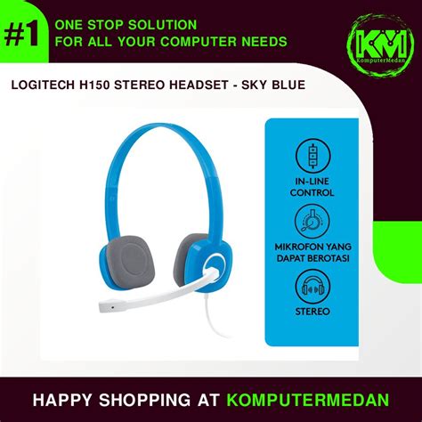 Jual Logitech H150 Stereo Headset Dengan Mikrofon Noise Cancelling Dan