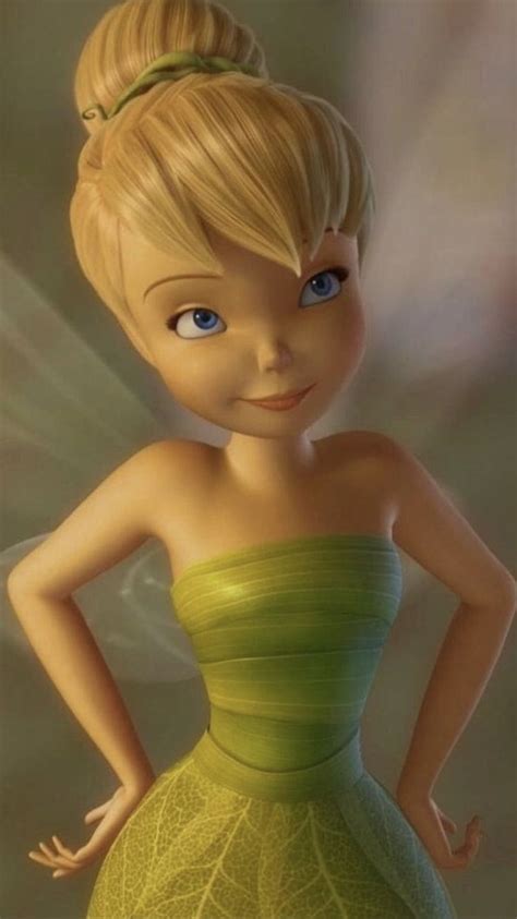 A Cartoon Image Of Tinkerbell From The Movie Tinkerbell With Her Hands On Her Hips