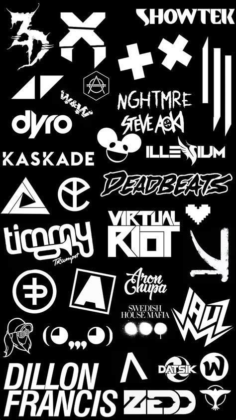 Edm Djs Logo Most Knowed Dubstep Artists By Theawpmaster