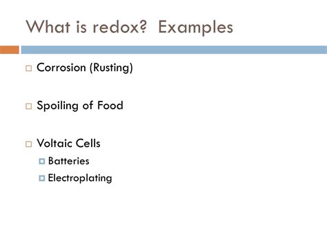 PPT REDOX PowerPoint Presentation Free Download ID 3103663