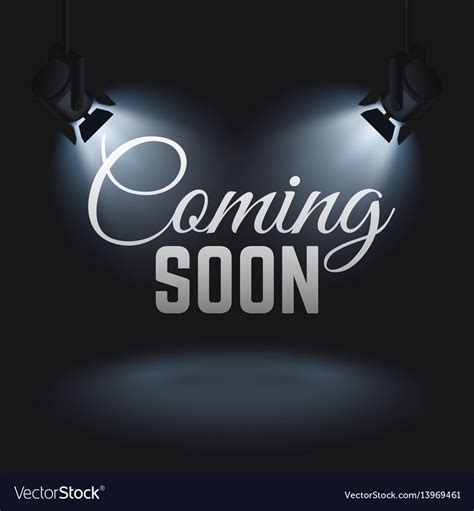 Coming Soon Mystery Retail Concept Royalty Free Vector Image