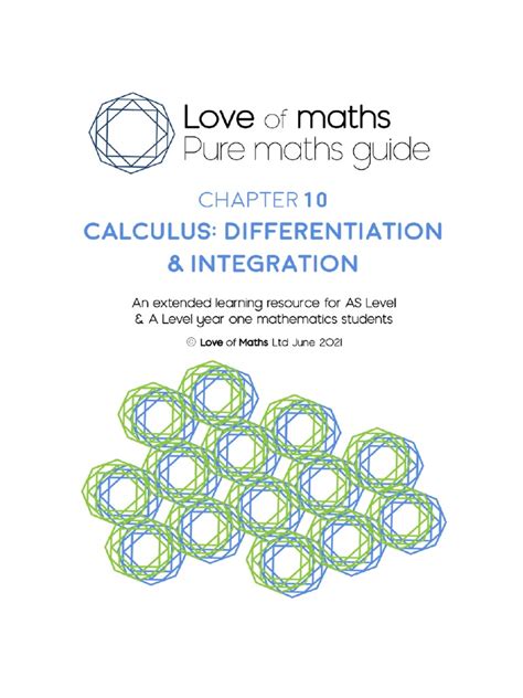 Calculus Differentiation And Integration Chapter Pure Maths Guide From Love Of Maths Pdf