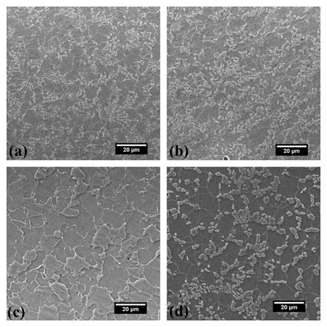 Microstructures Obtained By Sem Results Of Heat Treatments A Ht1