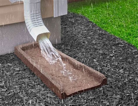 Rubber Splash Blocks Ground Smart Rubber Mulch