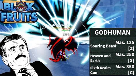 БЛОКС ФРУТС ГОД ХУМАН ОБЗОР 😱 Blox Fruits 17 3 God Human Роблокс Ван