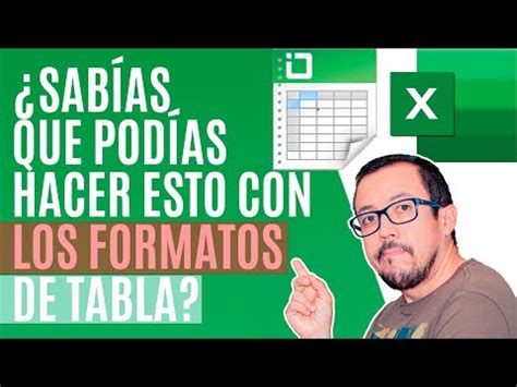 Estilos y formatos de tablas en Excel Guía completa Abrir Empresa