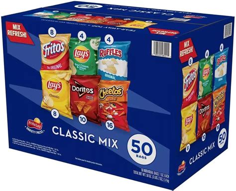 Lays Classic Potato Chips 12 Singles