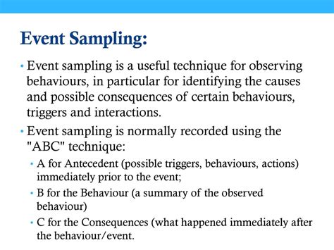 Types Of Observations Week Six Ppt Download