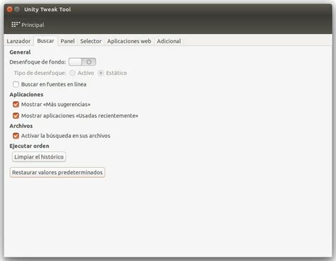 personaliza ubuntu 14 04 con unity tweak tool
